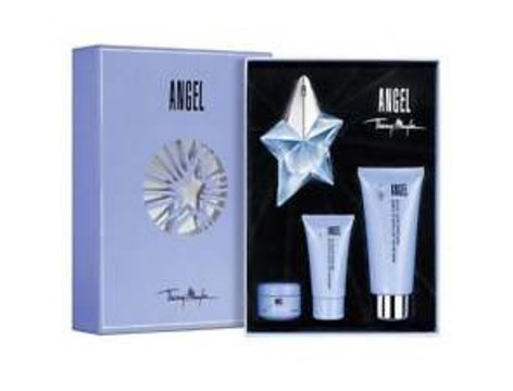 Thierry Mugler Angel Zestaw upominkowy woda perfumowana 25ml mleczko do cia a 100ml 30ml el pod prysznic krem do cia a 10ml wielokrotnego